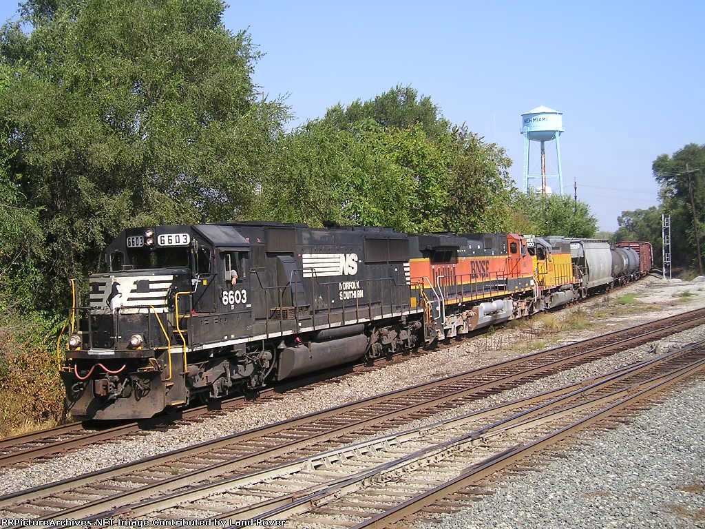 NS 6603 On NS 123 Eastbound